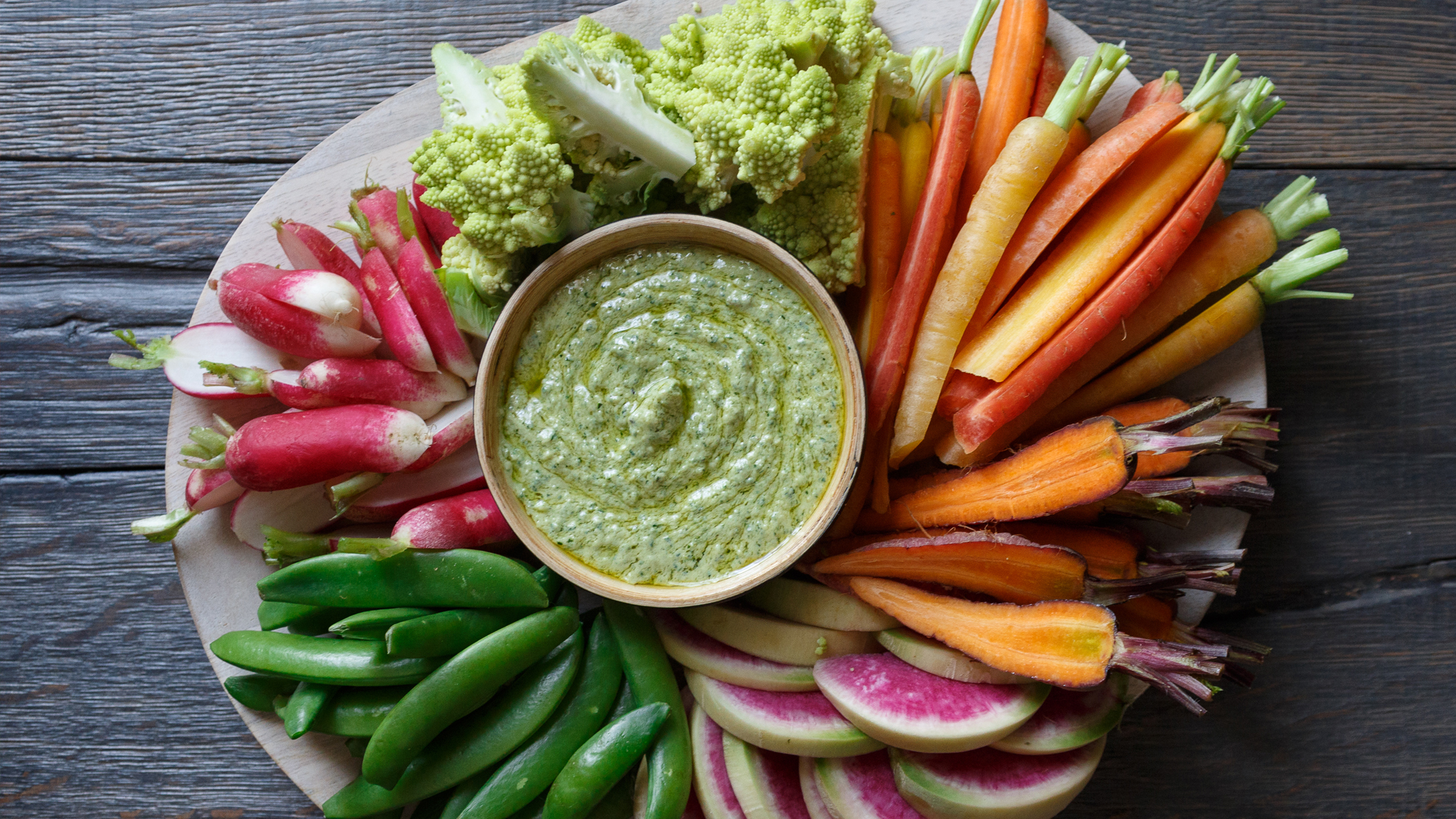 Best Homemade Hummus with Crudites Recipe