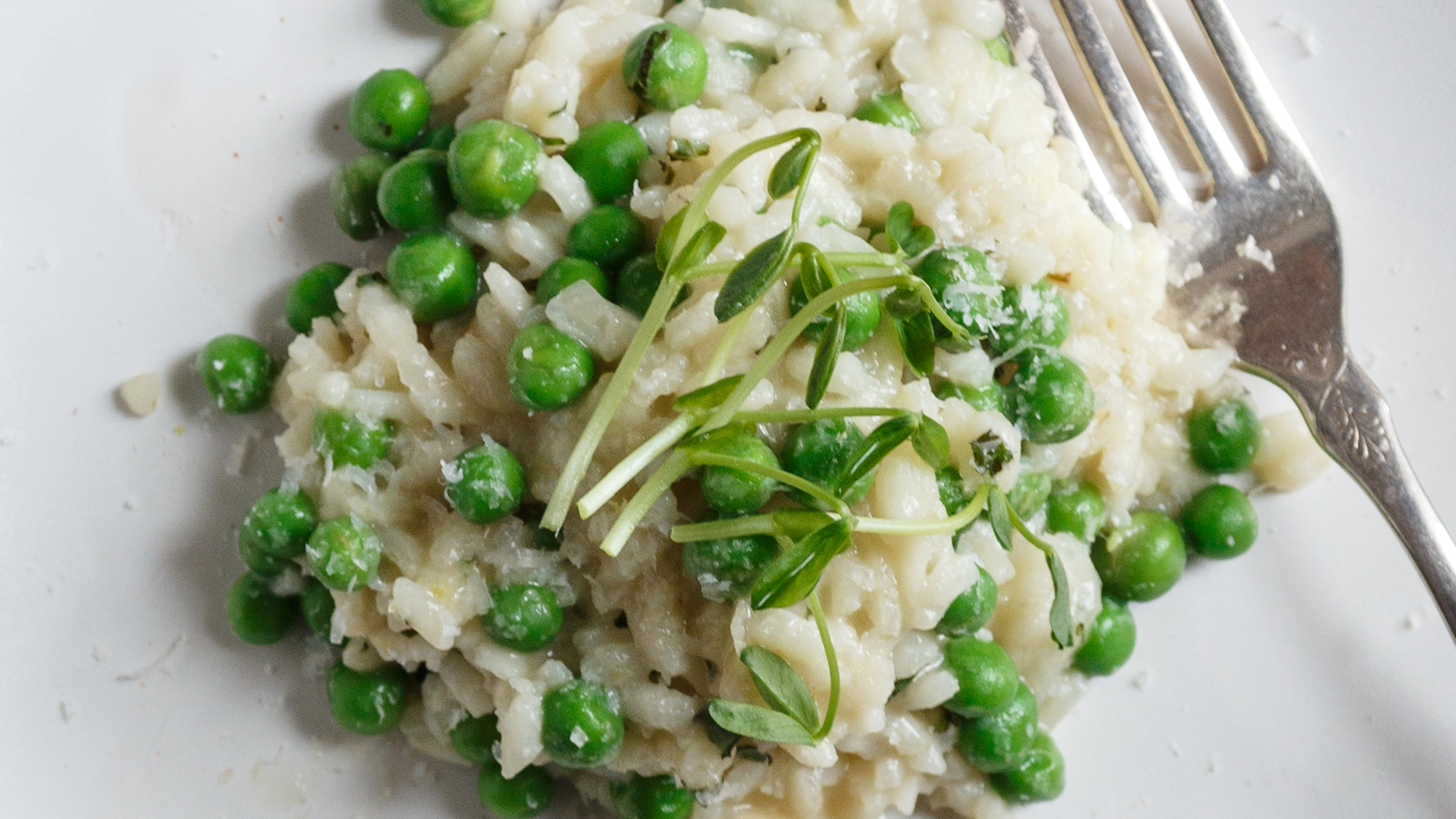 Best Spring Pea Risotto with Lemon and Pecorino Recipe
