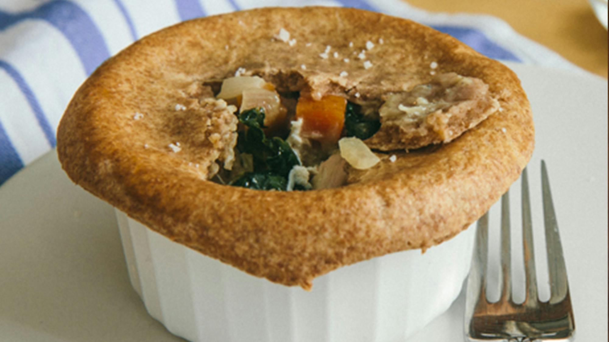 Best Whole Wheat Chicken Pot Pies with Kale Recipe
